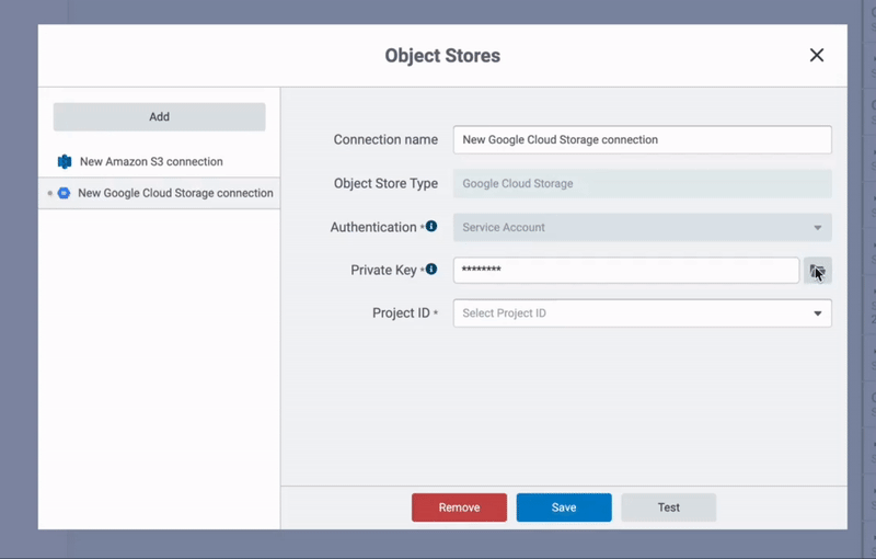 How To Configure Object Stores Coginiti Support Home 4053