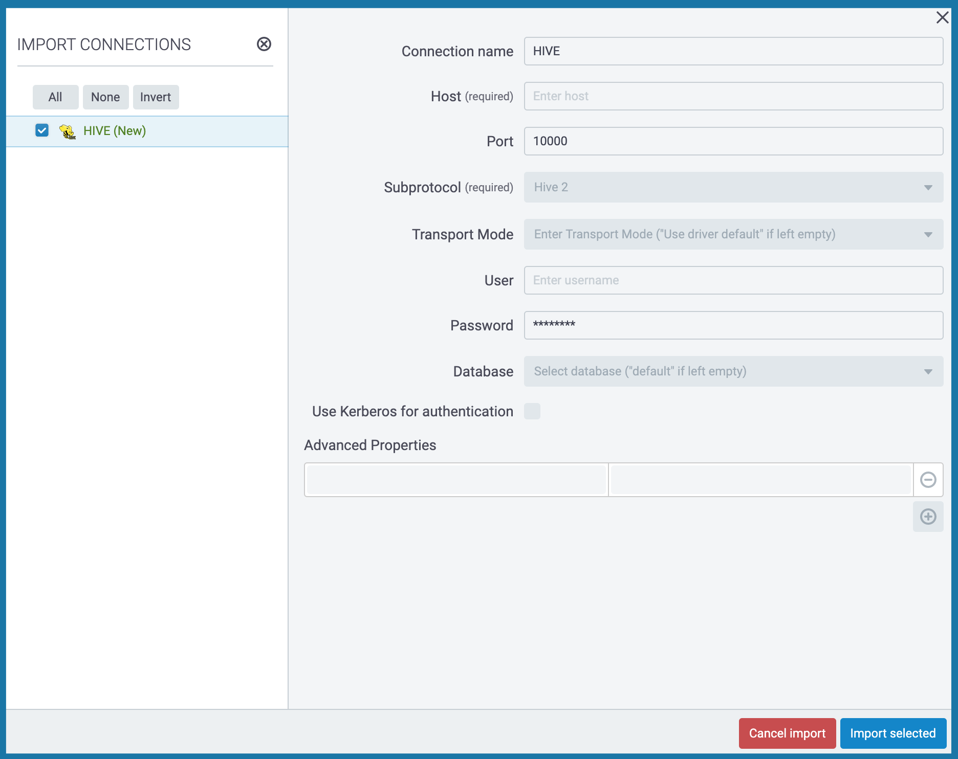 Import And Export Connections Coginiti Support Home