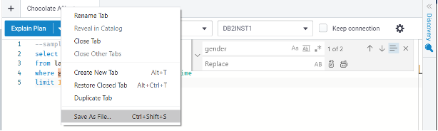Common Actions in the Query Panel – Coginiti Support Home